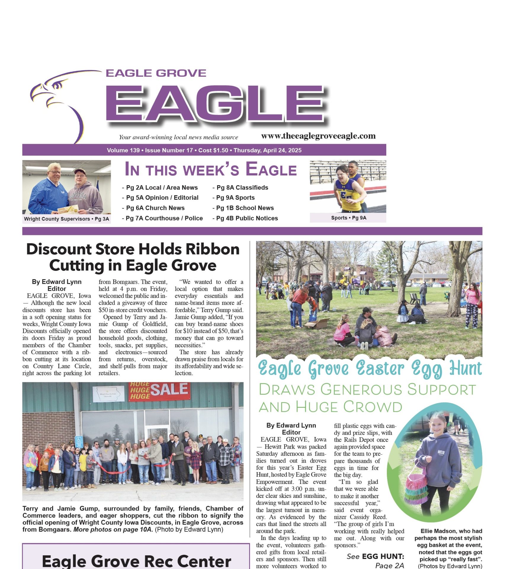 April 24, 2025 - Eagle Grove Eagle